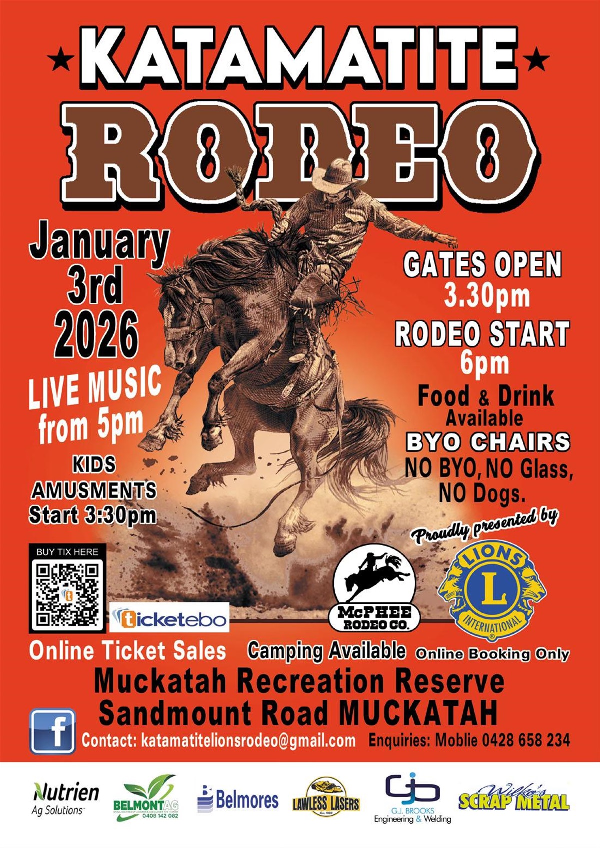 Katamatite Rodeo 2026 Moira Shire
