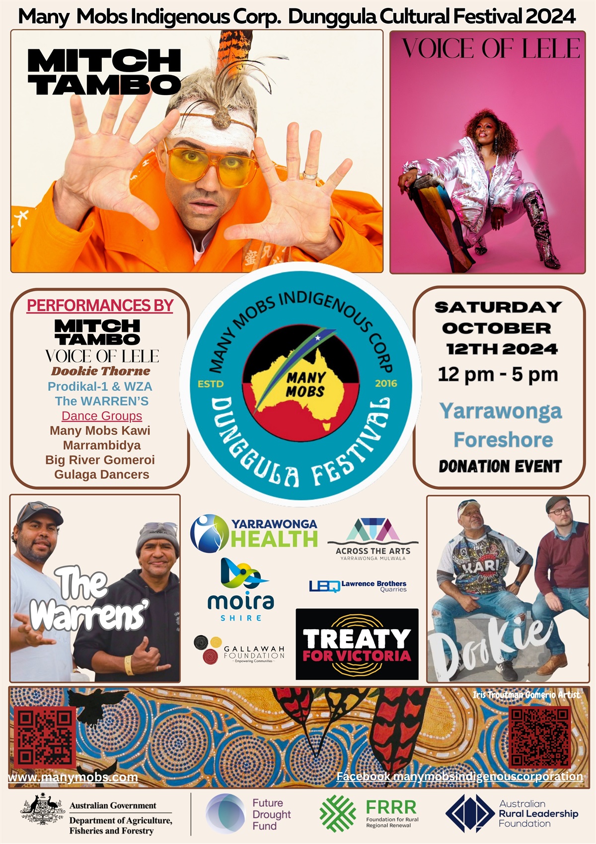 Many Mobs Indigenous Corp Dunggula Cultural Festival 2024 Moira Shire