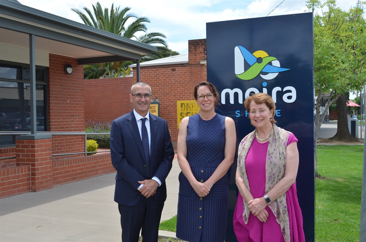 Attorney-General Jaclyn Symes visits Moira Shire Council Moira Shire