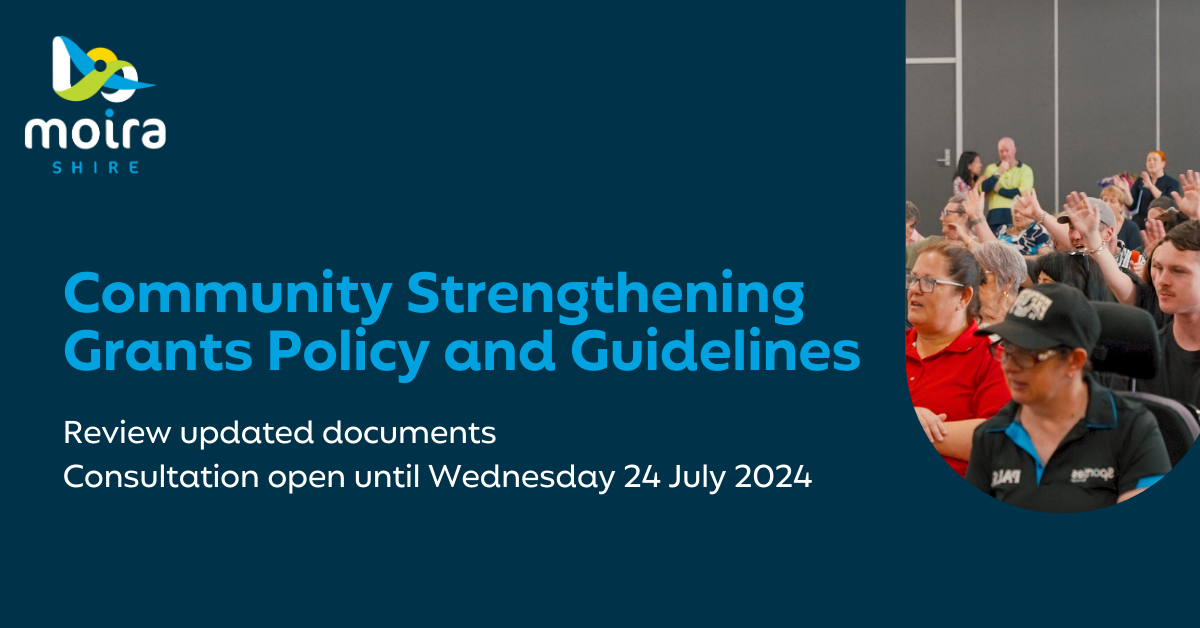 Community Strengthening Grants Policy and Guidelines Moira Shire